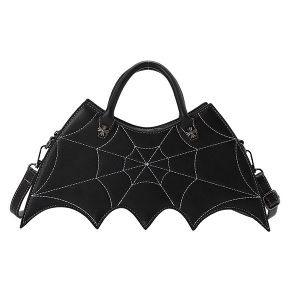 Bags | Bat And Spider Web Purse Shoulder Cross Body Bag Gothic ...